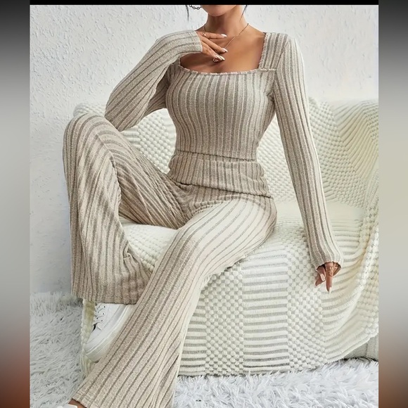 Intimates & Sleepwear | 2 Piece Ribbed High Waisted Set | Poshmark